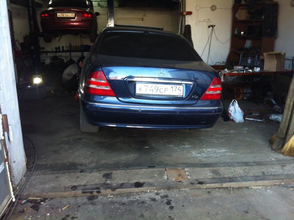 Все по плану — Mercedes-Benz S-Class (W220), 3,2 л, 2000 года | визит на сервис | DRIVE2
