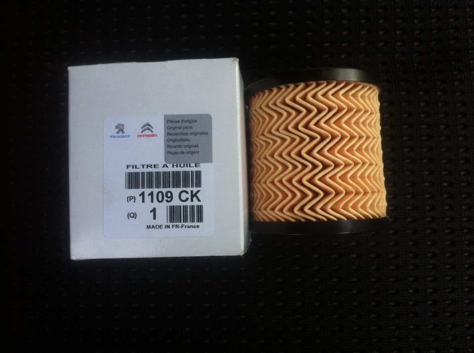 1109CK Фильтр масляный Peugeot Citroen | Запчасти на DRIVE2