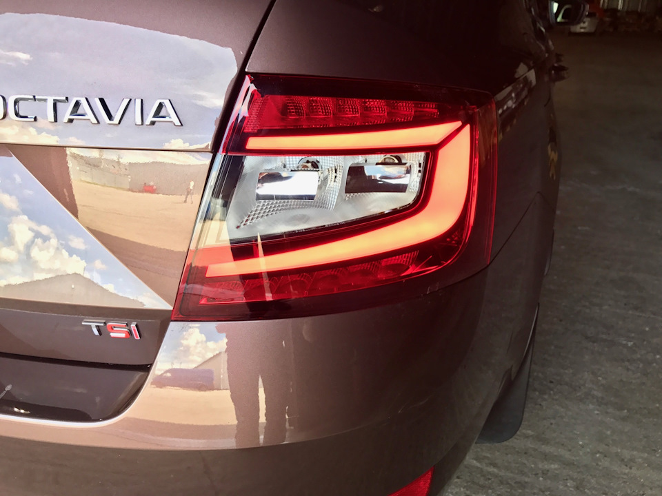 Задние фонари от Octavia FL 2017 — Skoda Octavia A7 Mk3, 1,8 л, 2015 ...