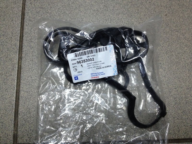 96353002 Прокладка клапанной крышки шевроле DOCH 1.4L 1.5L 1.6L GM ...