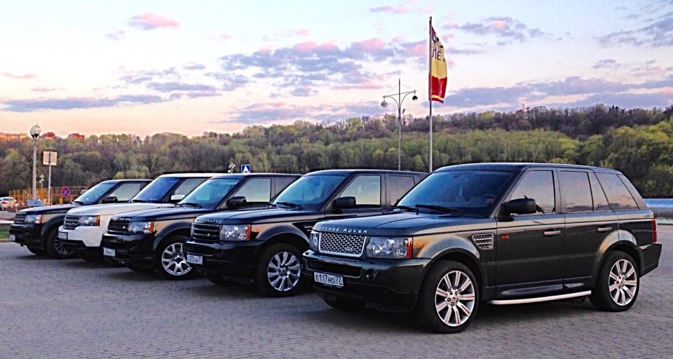 встреча Range Rover Clan — Land Rover Range Rover Sport (1G), 4,2 л ...