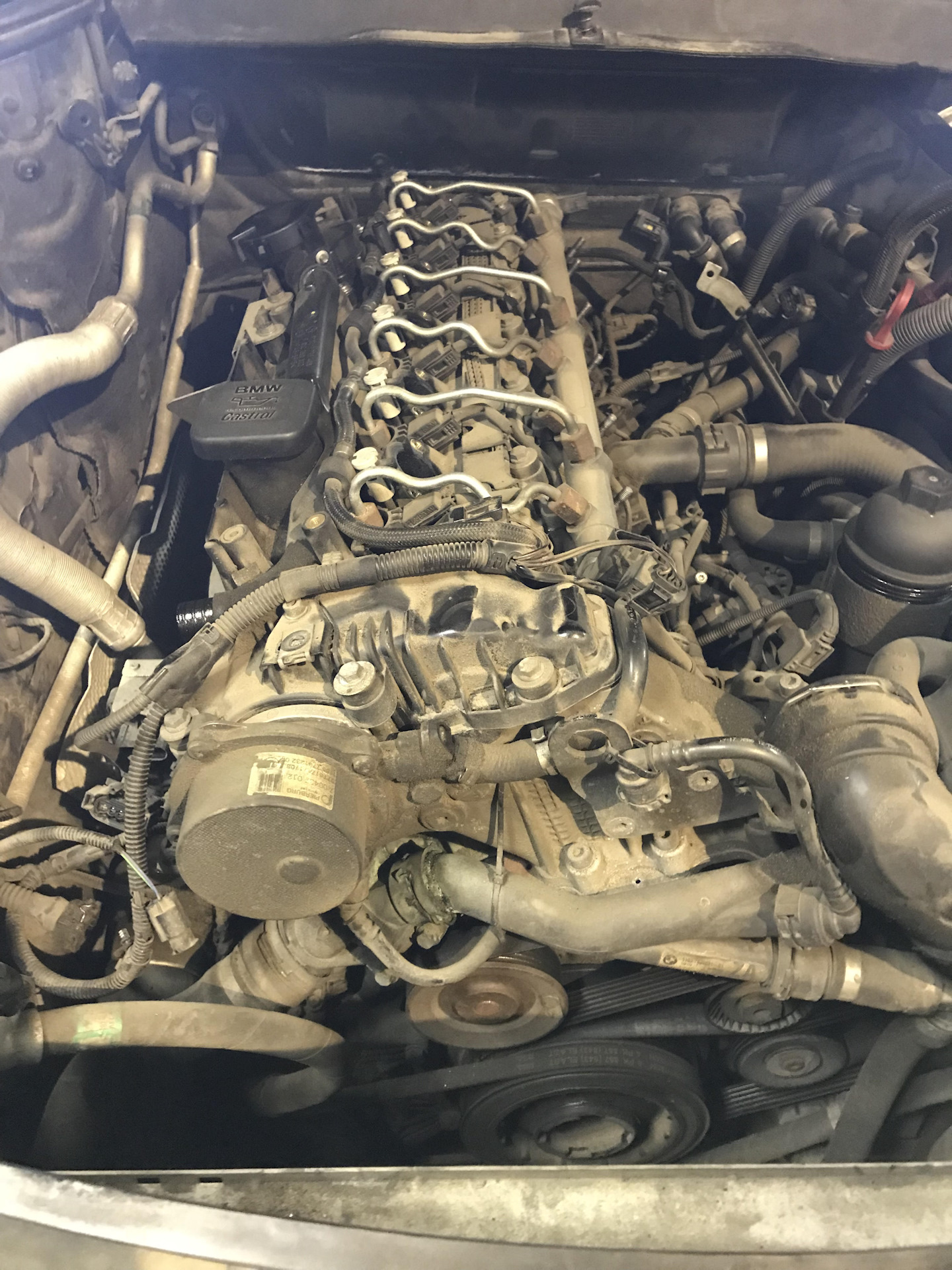 Замена цепей M57N2 — BMW X3 (E83), 3 л, 2007 года | плановое ТО | DRIVE2