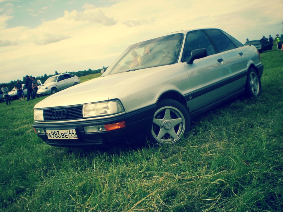 AZEV A R15 7J ET35 + YOKOHAMA A.Drive 195/50 — Audi 80 (B3), 1,8 л ...