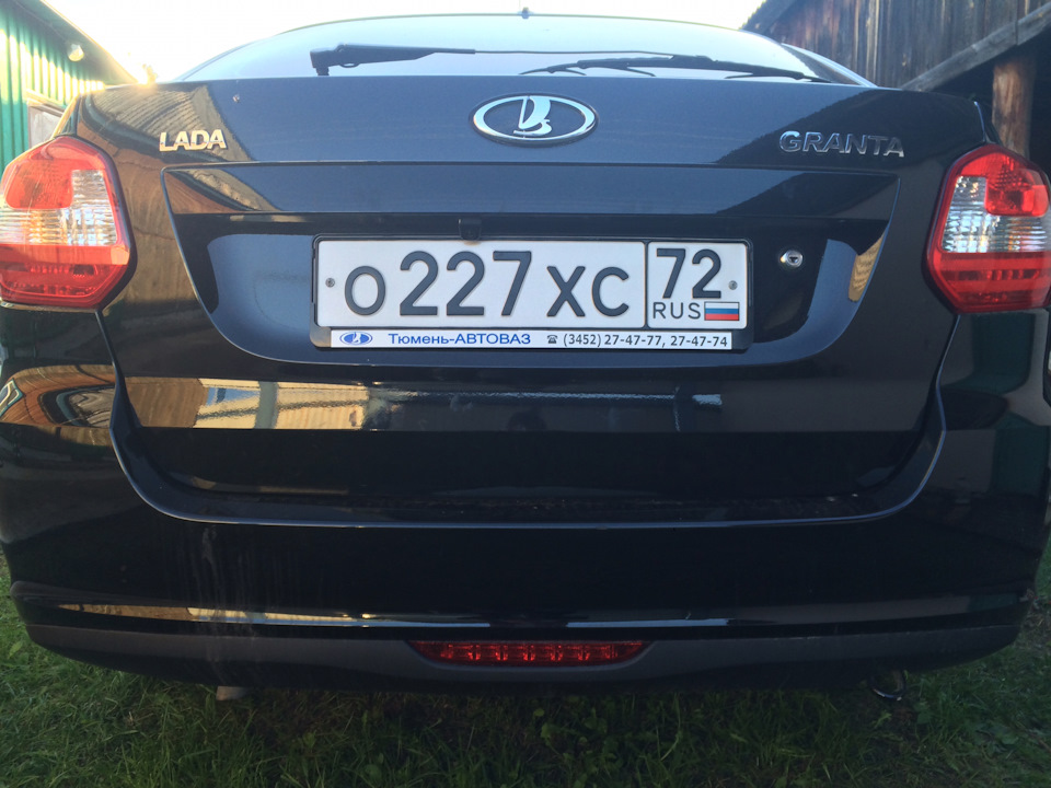 Камера заднего вида — Lada Гранта Лифтбек (1G), 1,6 л, 2014 года ...