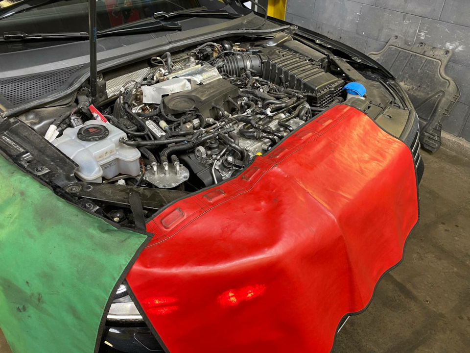 Большое ТО. Замена помпы, ГРМ, крышки сальника коленвала — Volkswagen ...