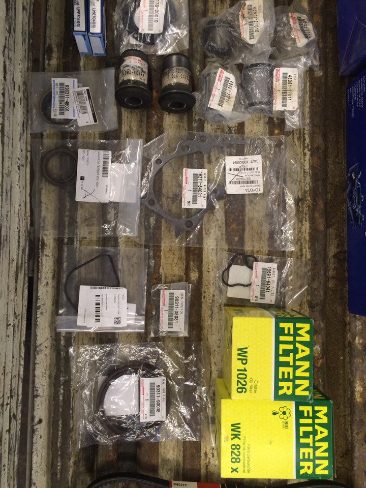 Глобальный ремонт — Toyota Town Ace (3G), 2 л, 1997 года | плановое ТО ...