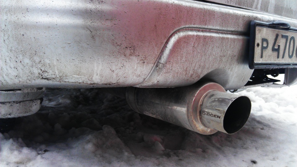 Установка глушителя от 5ZIGEN — Subaru Forester (SF), 2 л, 2001 года ...