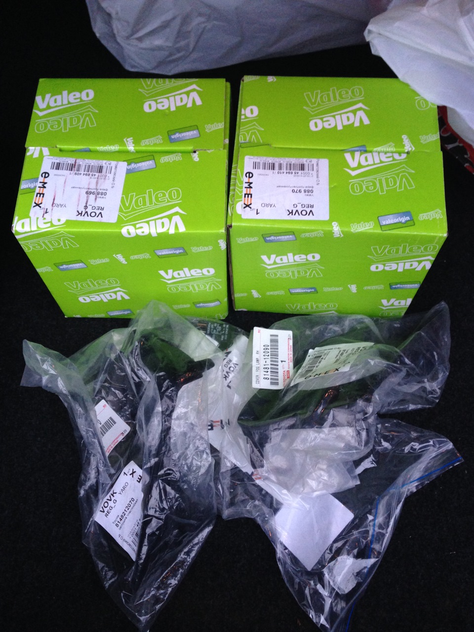 ПТФ без кнопки — Toyota Corolla (140/150), 1,6 л, 2008 года ...