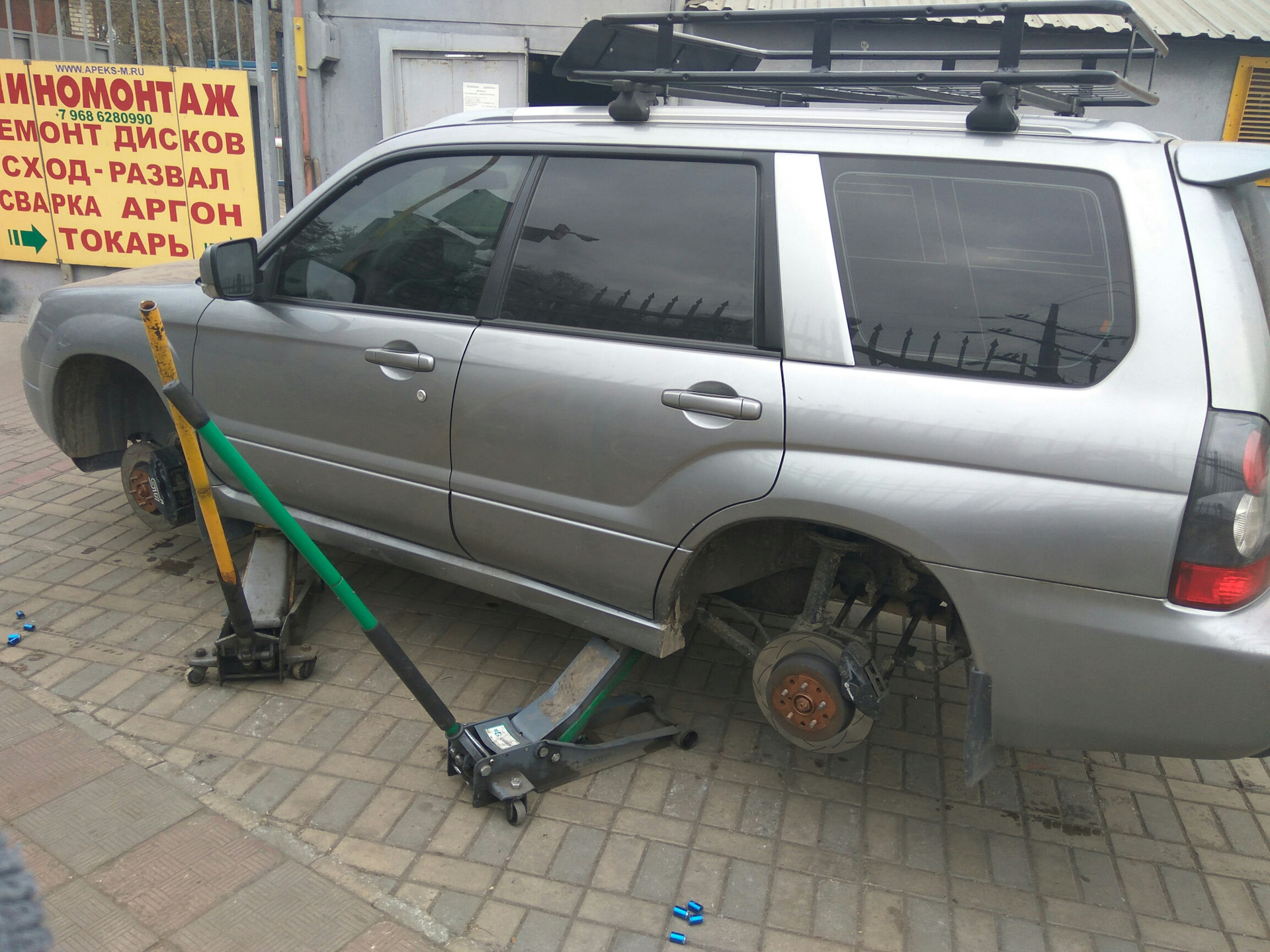 YAKIMA — Subaru Forester (SG), 2,5 л, 2007 года | стайлинг | DRIVE2