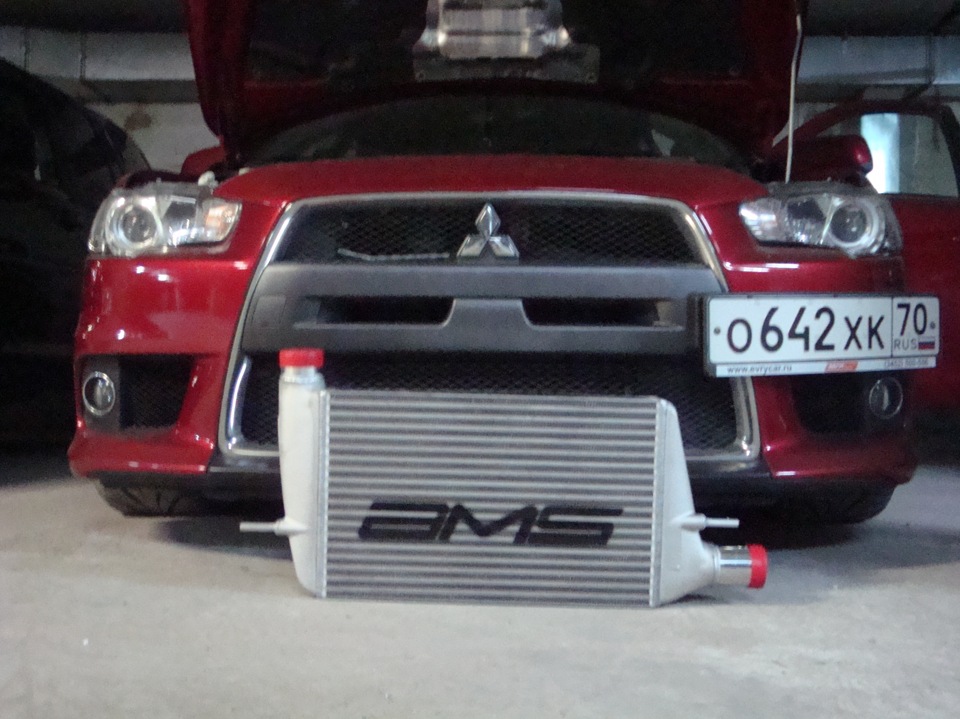 Продолжаем облегчать впуск — Кулер AMS — Mitsubishi Lancer Evolution X ...