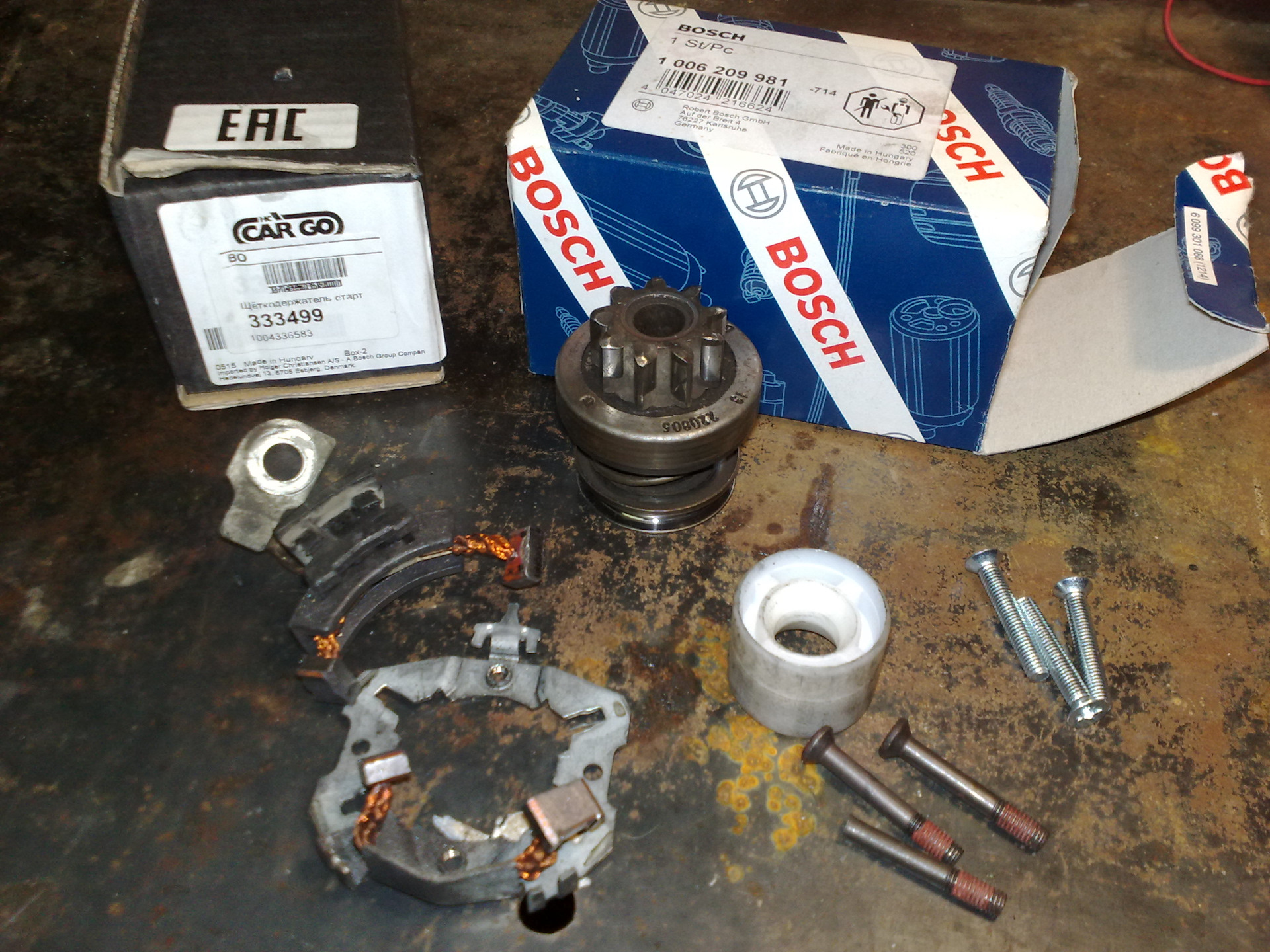 Замена Топливного фильтра, ремонт стартёра… — Toyota Corolla (120), 1,6 ...