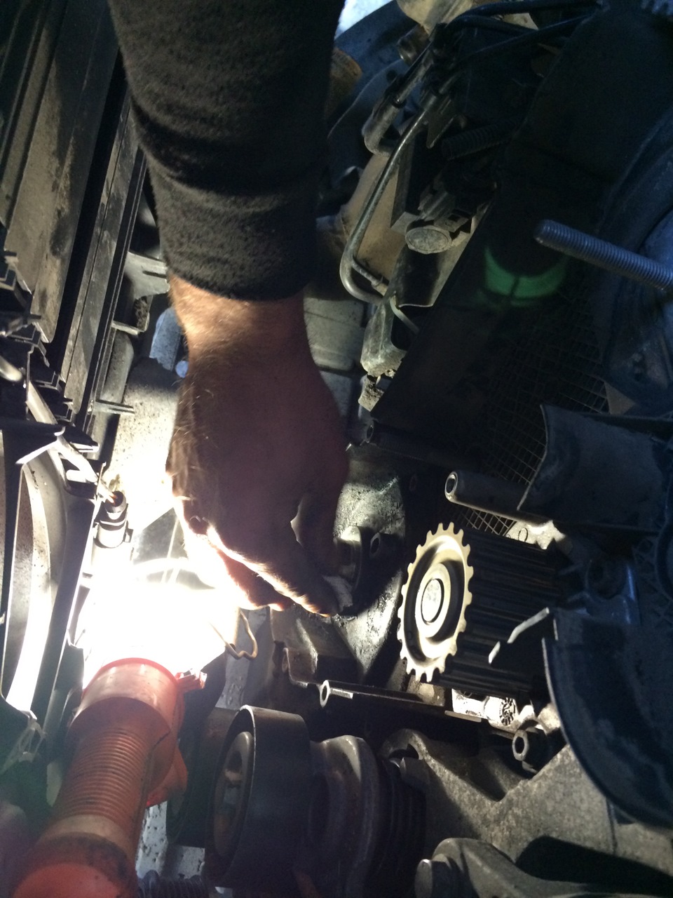 Замена ГРМ и сальника коленвала! — Audi A4 Avant (B7), 2 л, 2005 года ...