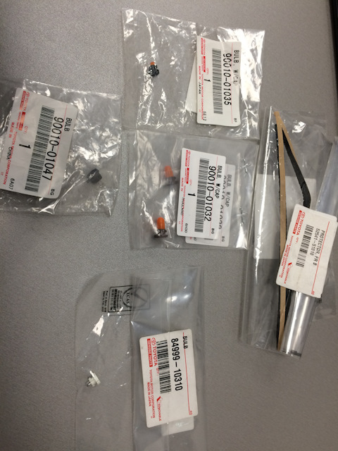 8499910310 ЛАМПОЧКА ПОДСВЕТКИ ПРИБОРОВ, 14V 0.91W TOYOTA LEXUS ...