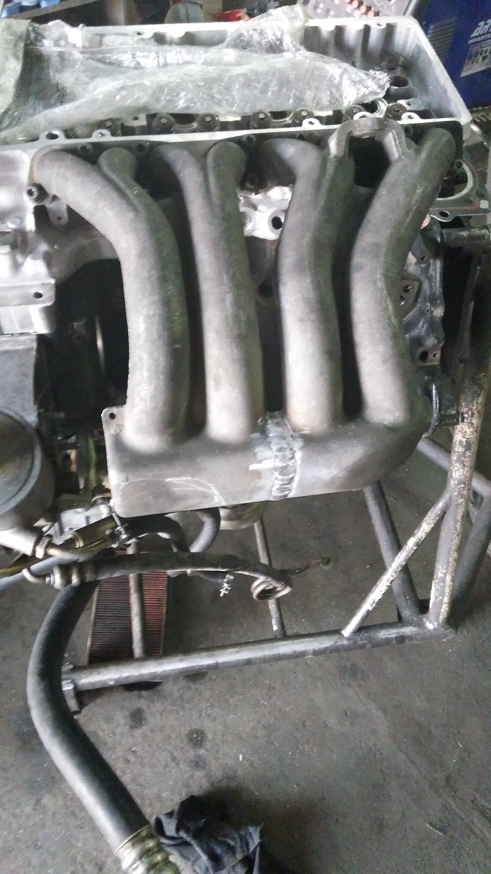 [Engine] Genuine om604.963 Изготавливаем коллектора — Mercedes-Benz E ...