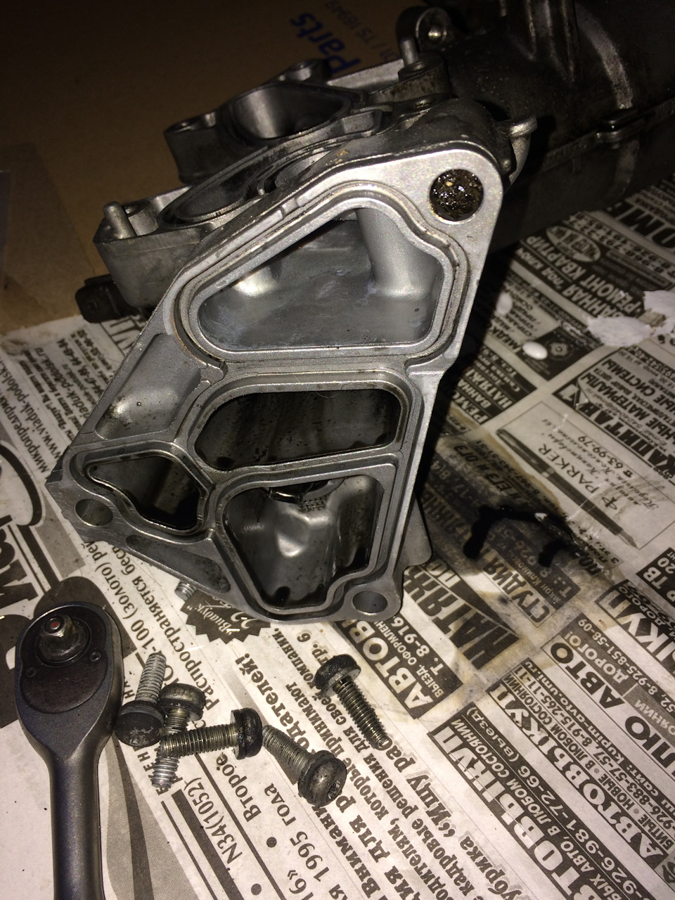 7. Про расход масла М57. КВКГ и подтёки. — BMW 5 series (E60), 3 л ...