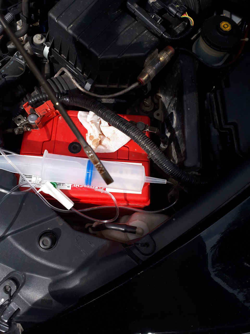 7.Слил масло АКПП — Honda Civic 4D (8G), 1,8 л, 2008 года | своими ...