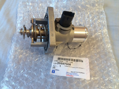 55597008 Термостат в корпусе (105*C) / Chevrolet Aveo, Lacetti, Cruze1 ...