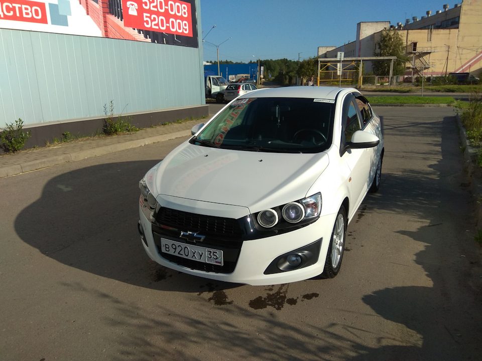 Актуальное состояние после ремонта. — Chevrolet Aveo Sedan (2G), 1,6 л ...