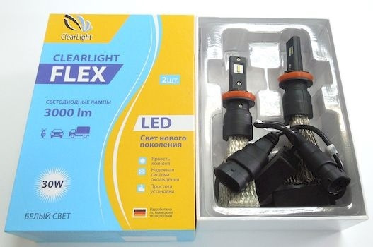 Светодиоды LED Clearlight Flex 3000LM в два этажа. — Toyota Allion (T240), 1,8 л, 2005 года ...