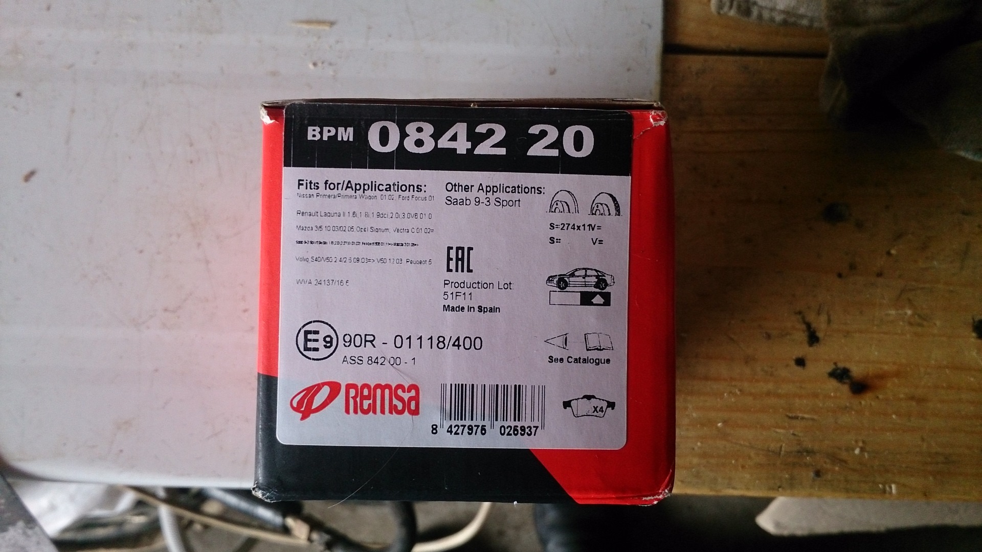 Замена задних колодок — Volvo S40 (2G), 2,4 л, 2006 года | своими ...