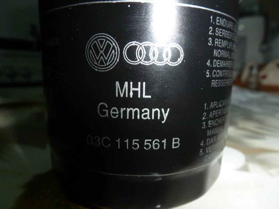 03C115561B Фильтр масляный VAG | Запчасти на DRIVE2