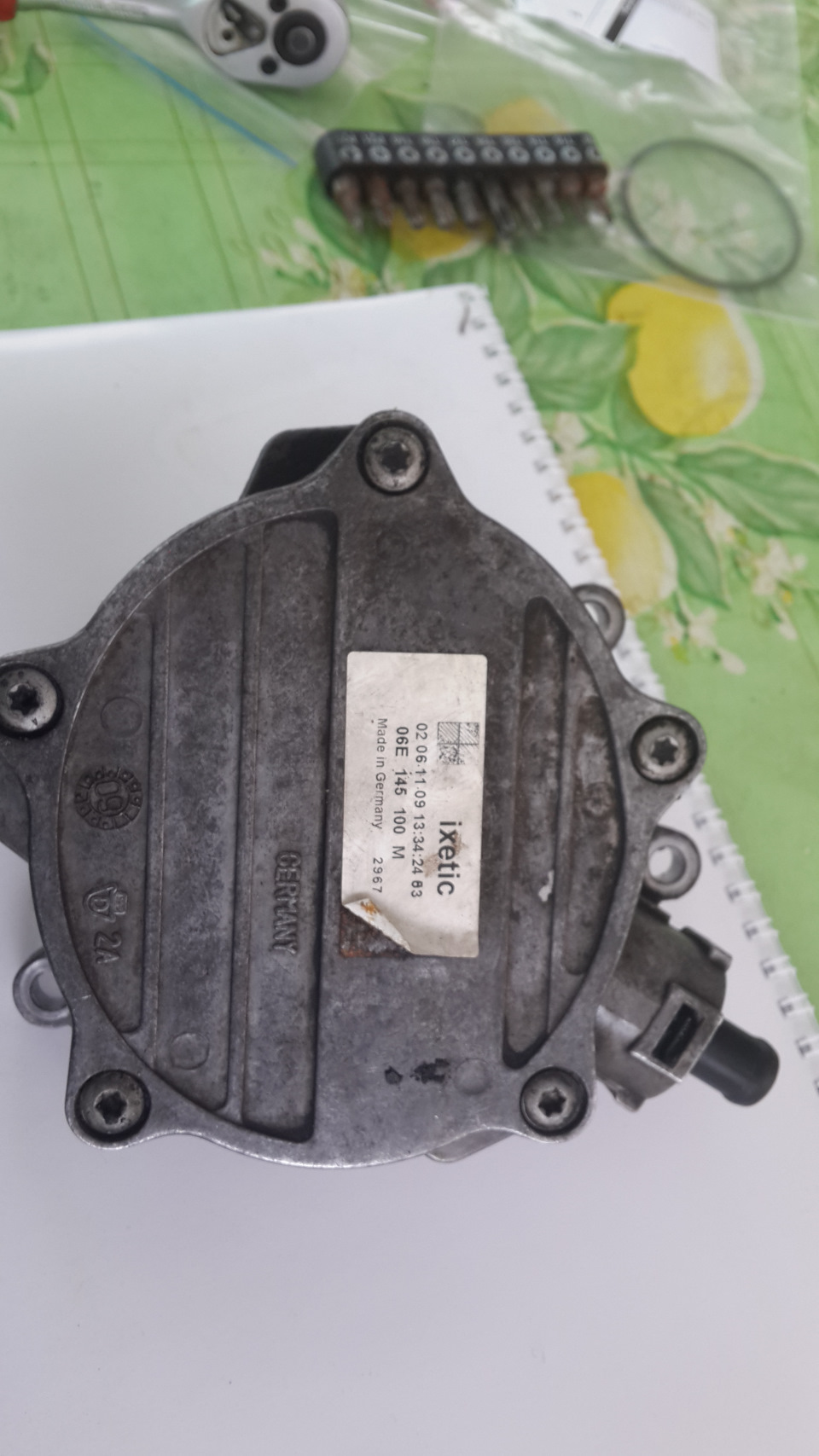 06E145100M Вакуумный насос, тормозная система VAG | Запчасти на DRIVE2