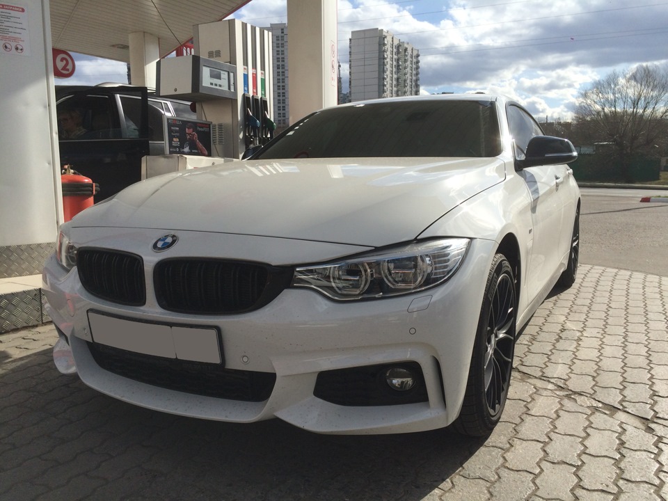 И еще капля черного — BMW 4 series Gran Coupe (F36), 2 л, 2014 года | стайлинг | DRIVE2