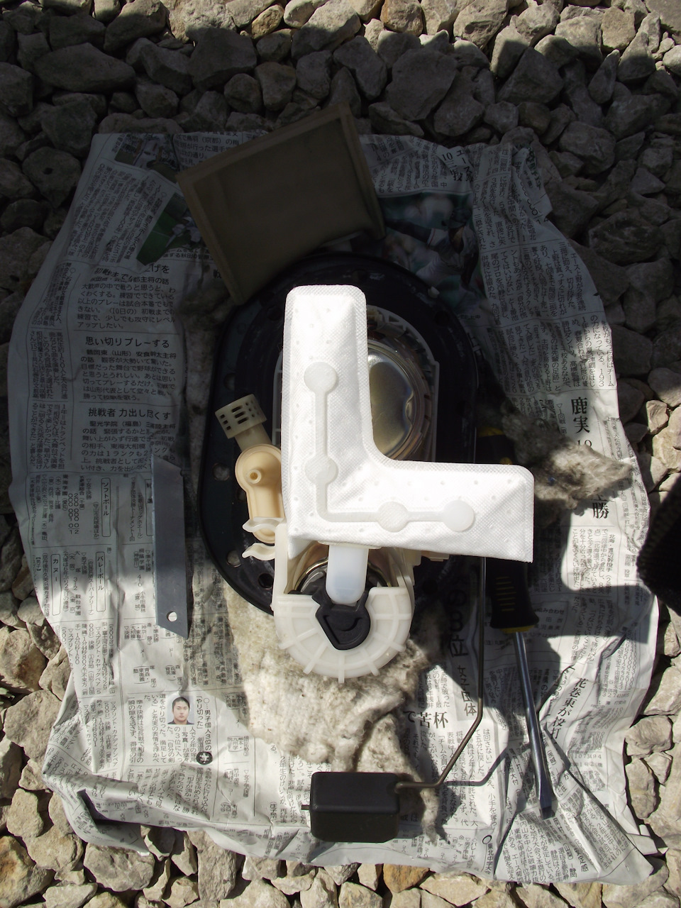 Сетка на насос. Дубль 2. — Subaru Legacy (BE/BH/BT), 2 л, 1999 года ...