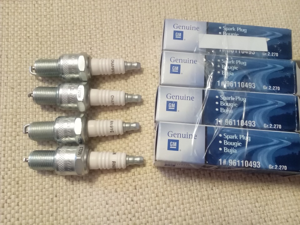 96110493 Свеча зажигания GM | Запчасти на DRIVE2