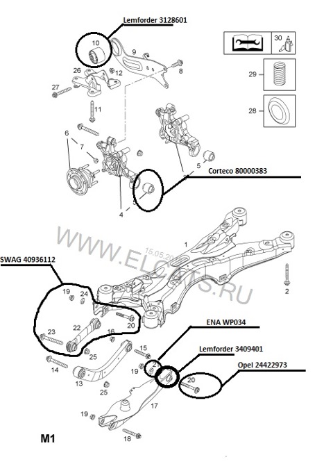 24422973 БОЛТ М12 GM | Запчасти на DRIVE2