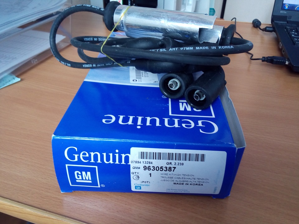 96305387 Комплект проводов высоковольтных GM | Запчасти на DRIVE2