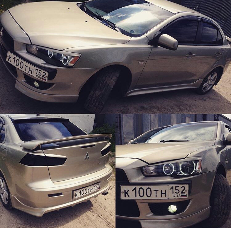 Ангельские глазки — Mitsubishi Lancer X, 1,8 л, 2008 года | электроника ...