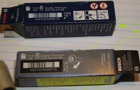 0242236544 Свеча зажигания BOSCH | Запчасти на DRIVE2