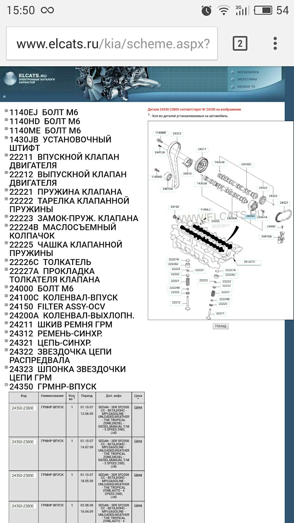 2435023800 Подшипник роликовый игольчатый KIA HYUNDAI | Запчасти на DRIVE2