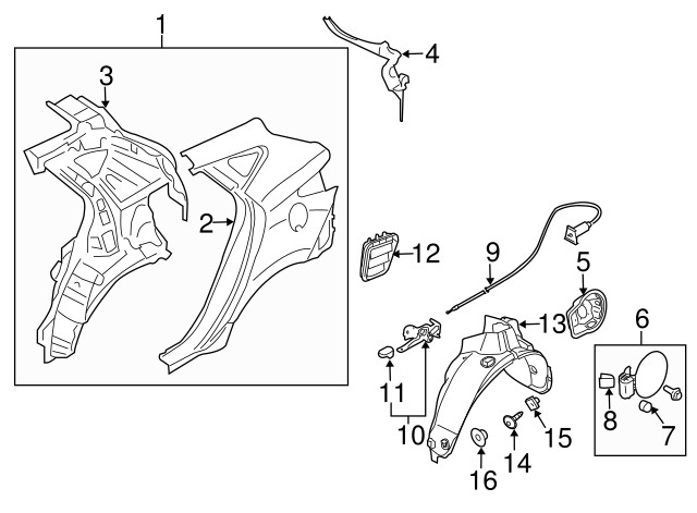 868222S000 Подкрылок KIA HYUNDAI | Запчасти на DRIVE2