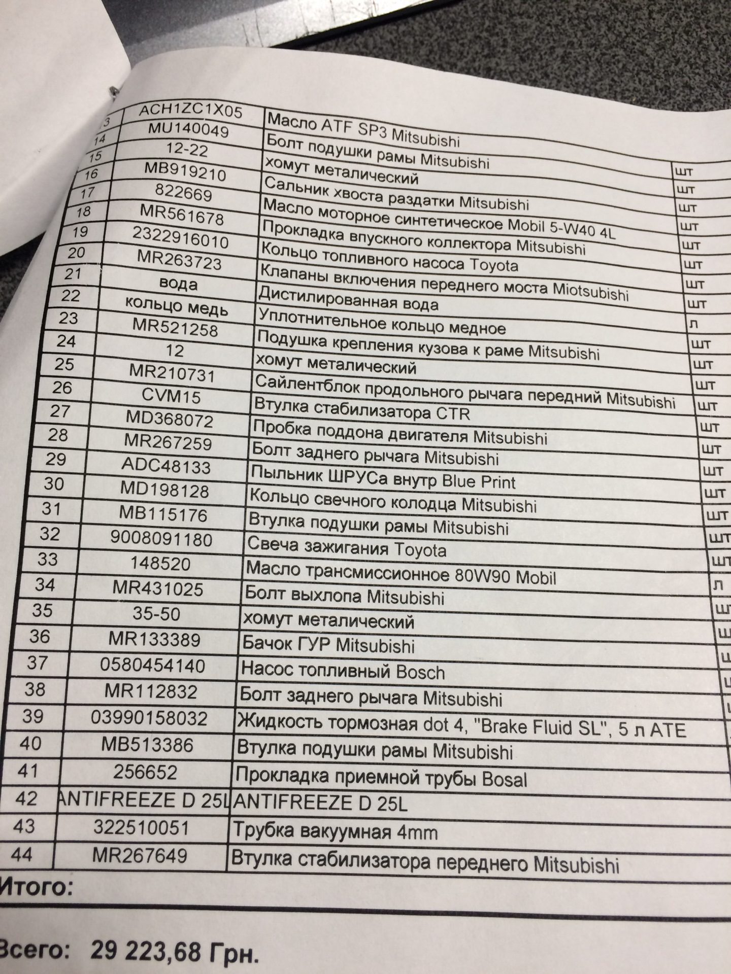 Провёл небольшое ТО — Mitsubishi Pajero Sport (1G), 3 л, 2006 года ...