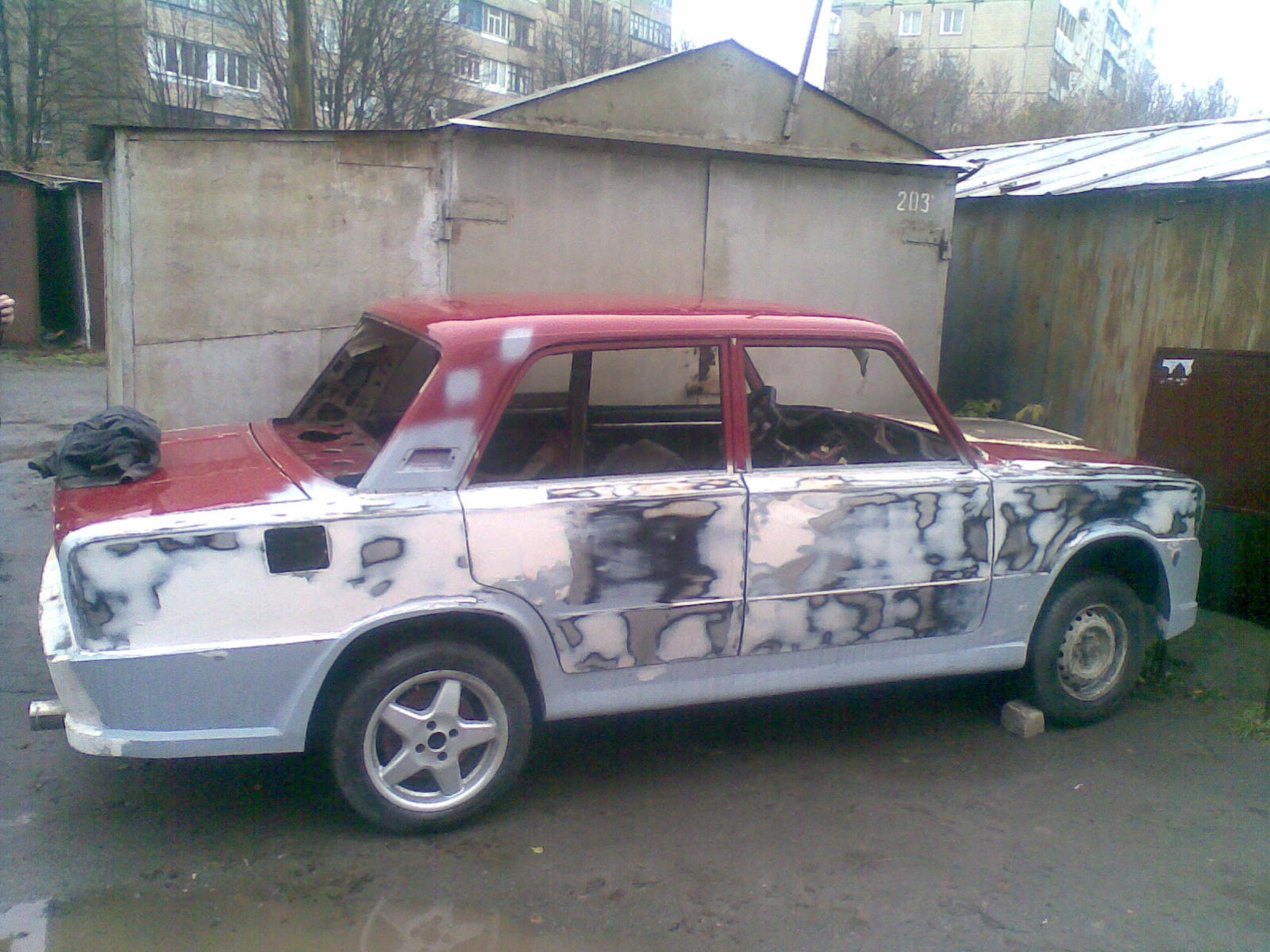 Покраска — Lada 2101, 1,3 л, 1974 года | фотография | DRIVE2