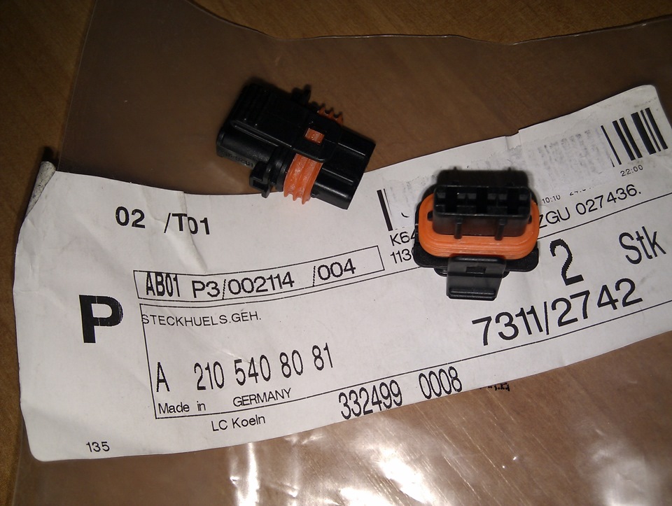 Замена разъемов и болтов катушек зажигания на M112 — Mercedes-Benz E ...