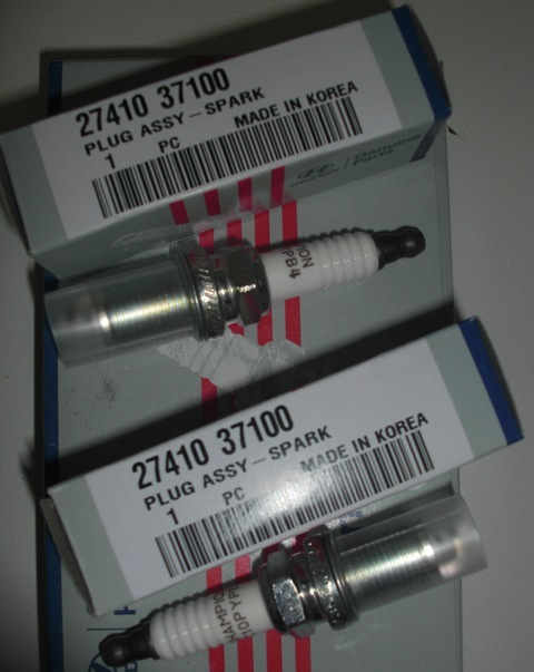 2741037100 Свечи зажигания KIA HYUNDAI | Запчасти на DRIVE2