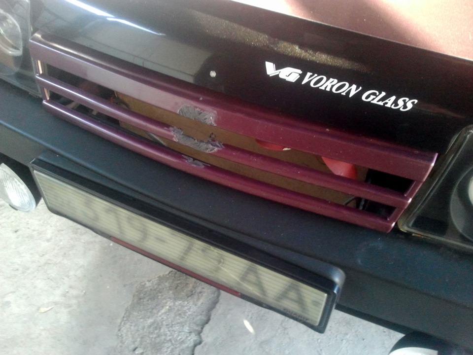 Решетка Adidas — Lada 2109, 1,3 л, 1995 года | стайлинг | DRIVE2