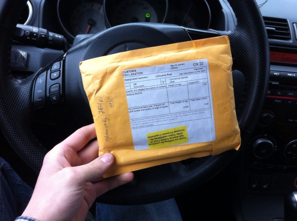 Приколюшка, Mini-АнтеннА — Mazda 3 (1G) BK, 2 л, 2008 года | аксессуары ...