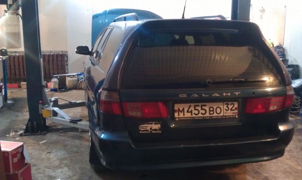 Субботние ремни! — Mitsubishi Galant (8G), 2 л, 1998 года | визит на ...