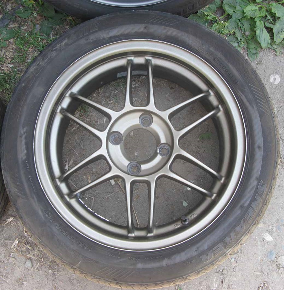 Сверхлегкие диски Ame tracer R15 4х100 — Toyota Yaris (p2), 1,5 л, 2005 ...