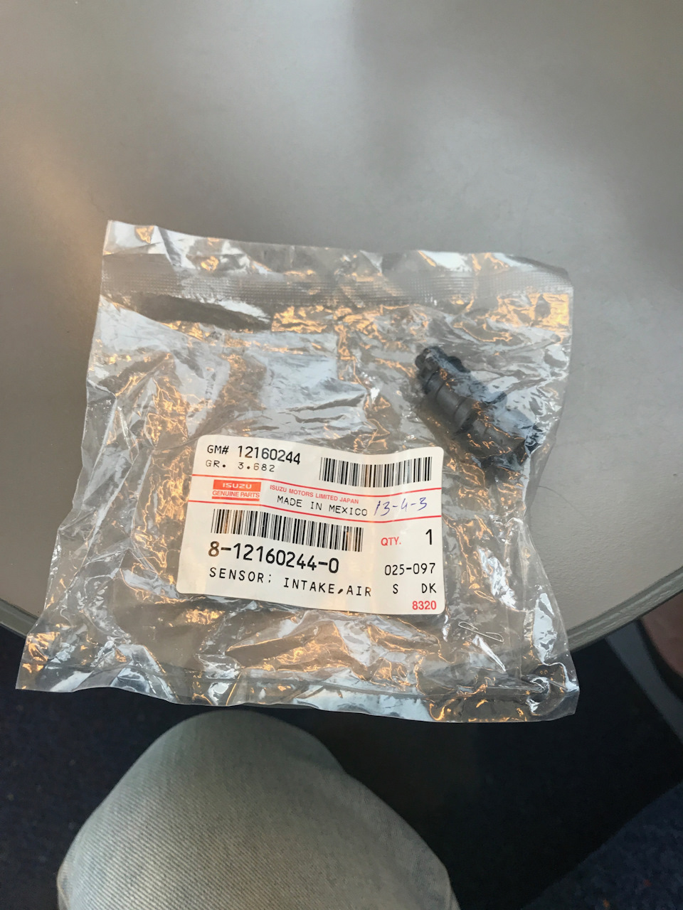 12160244 Датчик температуры воздуха GM | Запчасти на DRIVE2