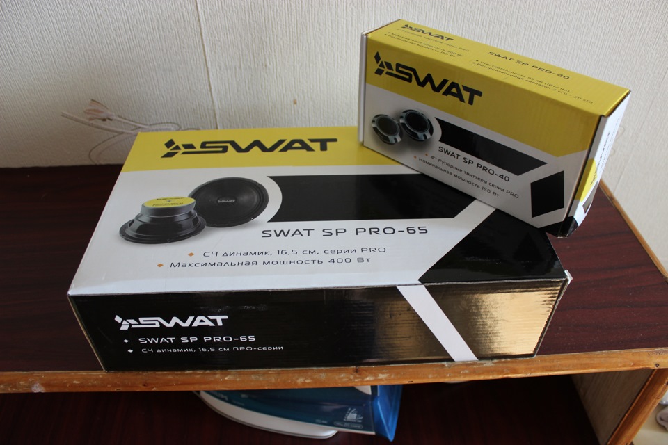 Поставил Бюджетную Акустику swat sp pro-65, swat sp pro -40 — DRIVE2