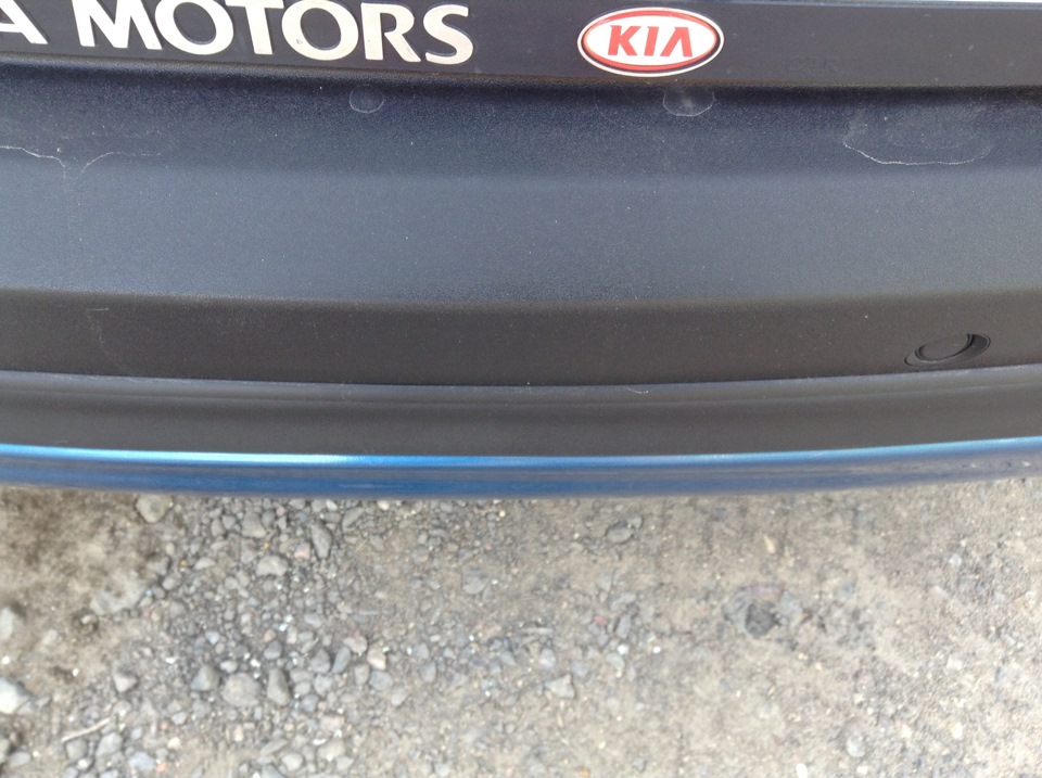 Накладка заднего бампера IXION под двойной выхлоп KIA Sportage — KIA ...