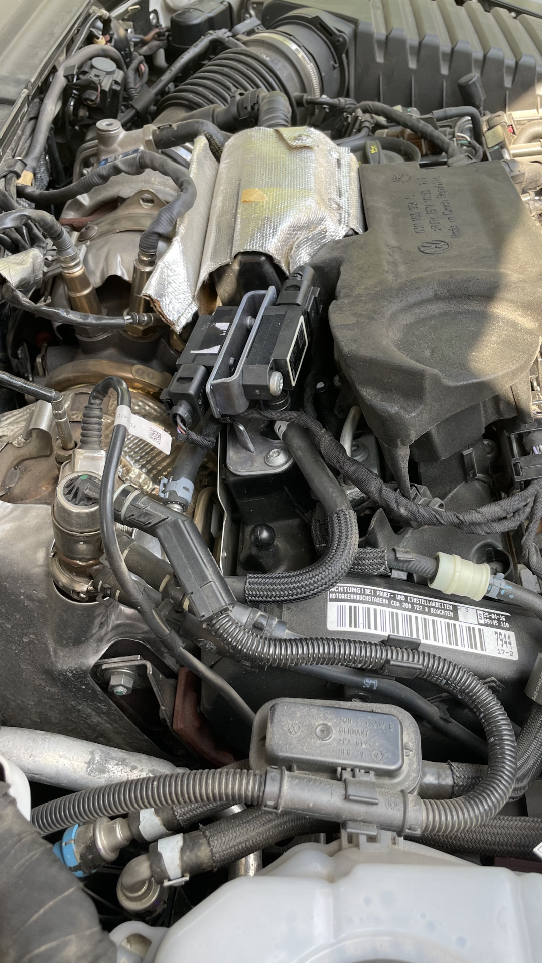 Датчик давления ОГ, ошибки P047100 и P047400 — Volkswagen Passat ...