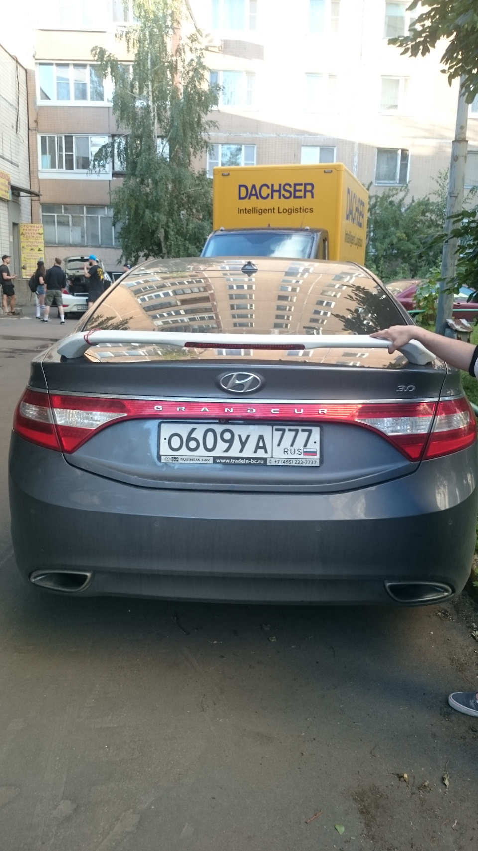 Спойлер на акцент — Hyundai Accent (2G), 1,5 л, 2004 года | аксессуары ...