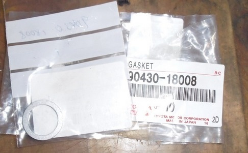 9043018008 КОЛЬЦО УПЛОТНИТЕЛЬНОЕ 18X24 алюминий (52) TOYOTA LEXUS ...