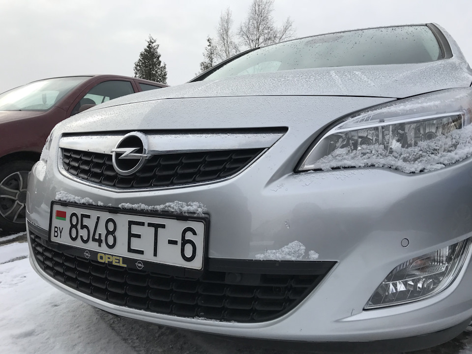 Рамка госномера Fortuna — Opel Astra J, 1,4 л, 2011 года | аксессуары ...